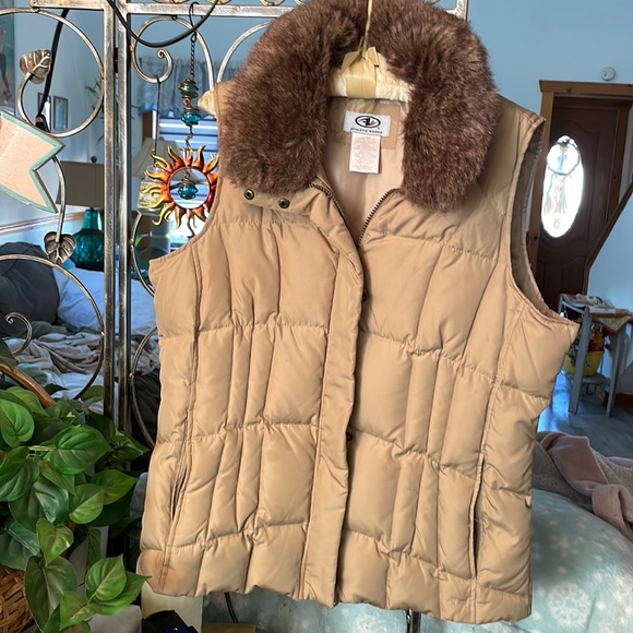 Athletic Works | Jackets & Coats | Athletic Works Tan Puffer Vest W ...